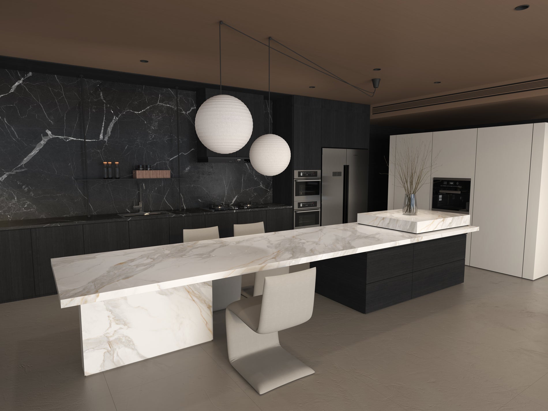 Calacatta Caldia 1107 Printed Quartz