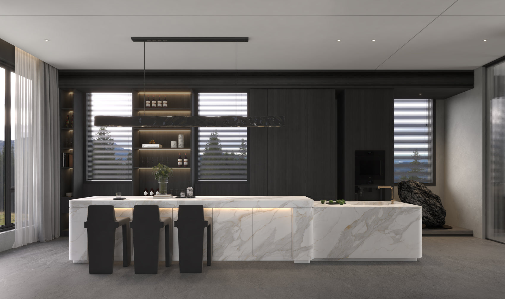 Calacatta Caldia 1107 Printed Quartz